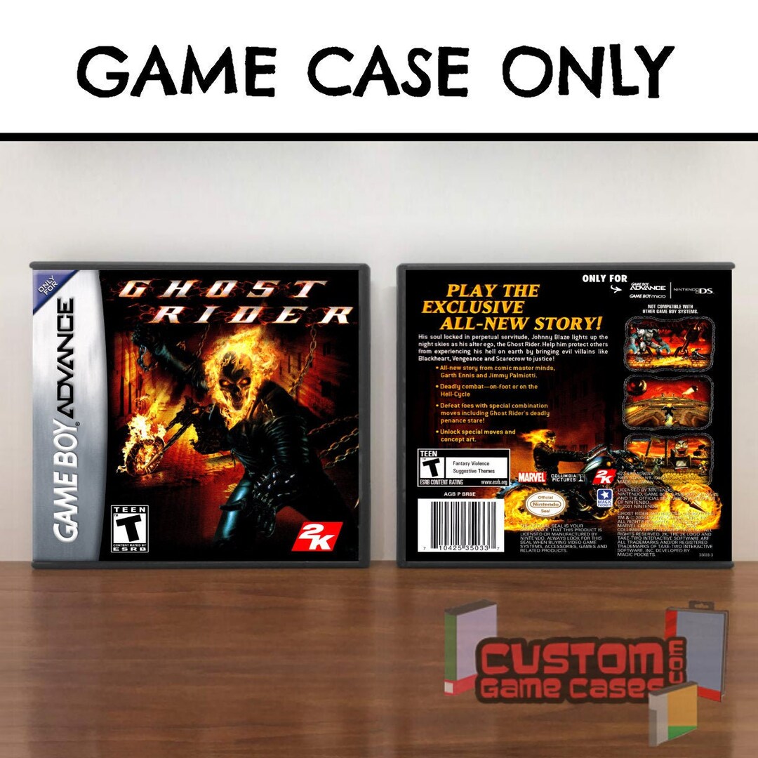 Ghost Rider GBA Gameboy Advance Collector's Game Case - Etsy