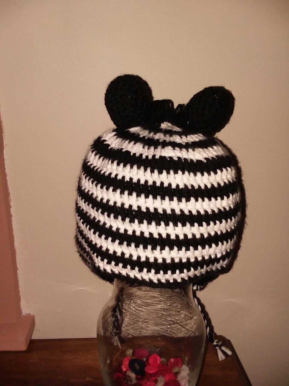Crochet Zebra Hat | Etsy