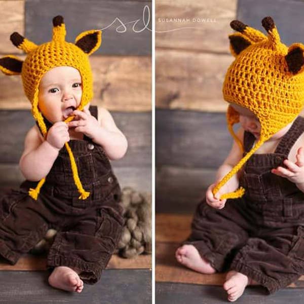 Giraffe Hat - Etsy