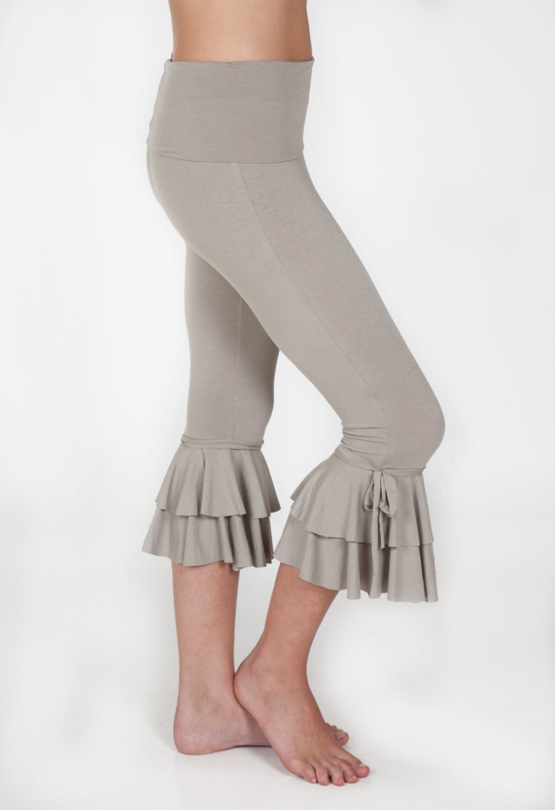 Lotus Leggings - EUCALYPTUS - Funky Ruffles for Any Activity, Soft and ...