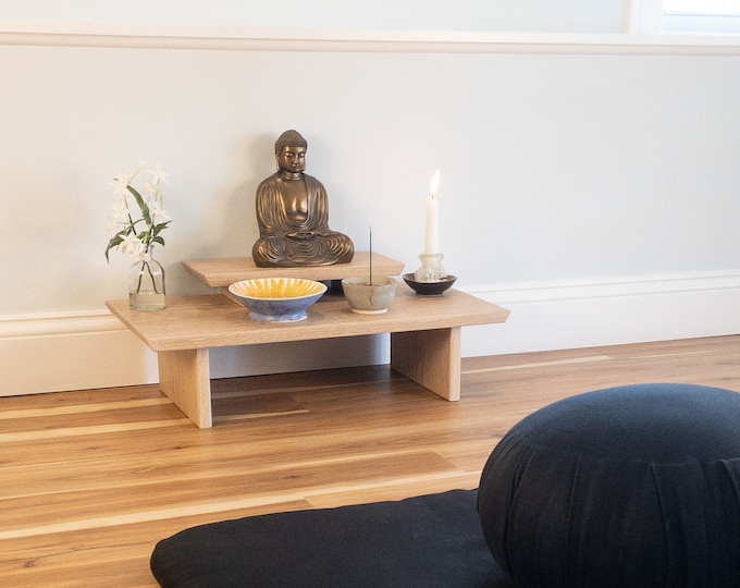 Floor Altar Beautifully Handcrafted White Oak and White Tinted Altar ...