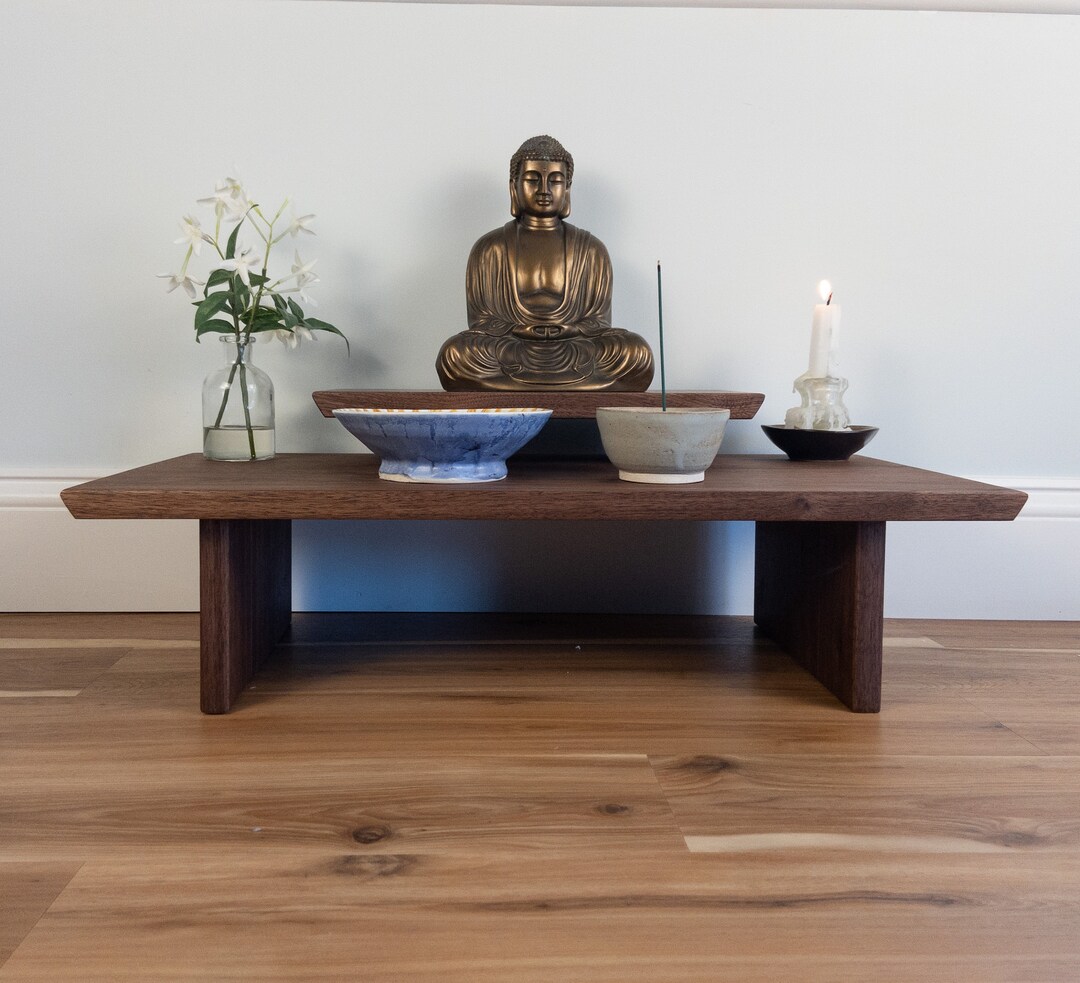 Floor Altar Beautifully Handcrafted Walnut Wood Base and Riser. - Etsy