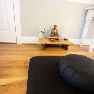 Floor Altar and Riser. Beautifully Handcrafted Bamboo Top With Walnut ...