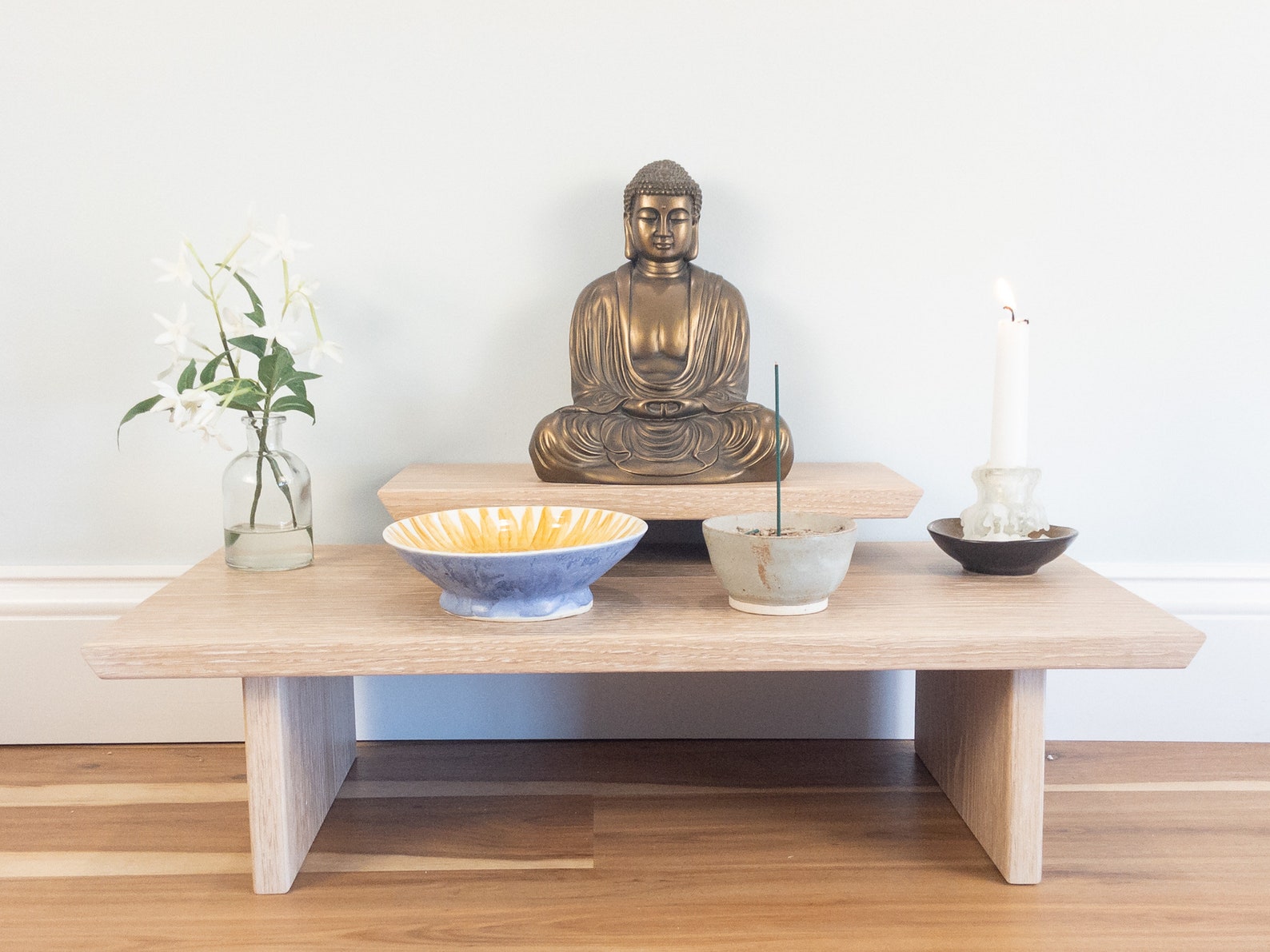 Floor Altar Beautifully Handcrafted White Oak and White Tinted - Etsy