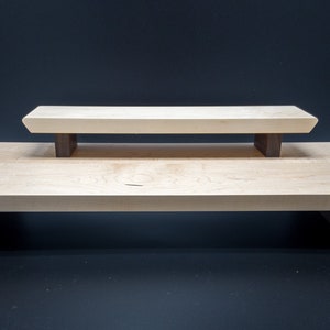 Table Top Altar Beautifully Made Out of Solid Maple and Walnut. 2 Tier ...