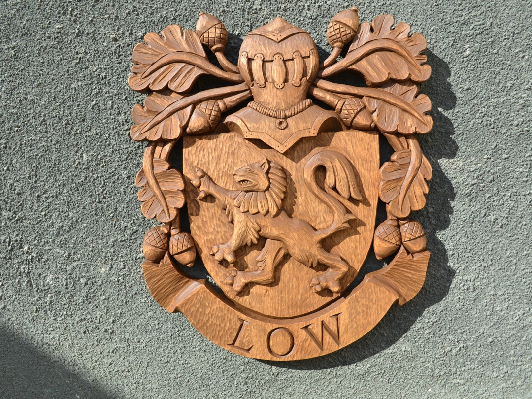 Coat of Arms Shield Custom Family Crest Personalized Family Shield ...