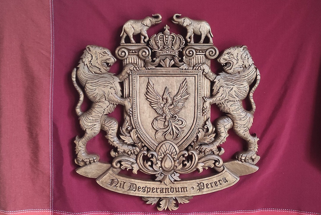 Coat of Arms Shield Custom Family Crest Personalized Family Shield ...