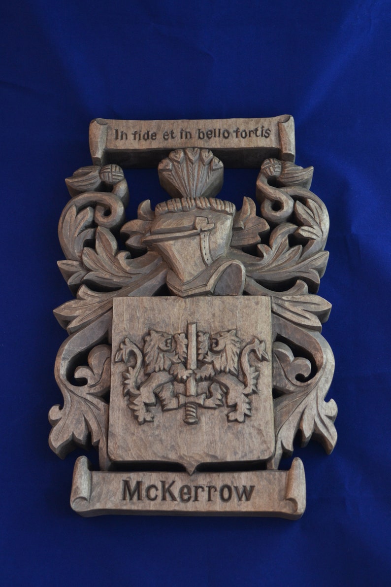 Custom Family Crest Coat of Arms Personalized Family Shield - Etsy