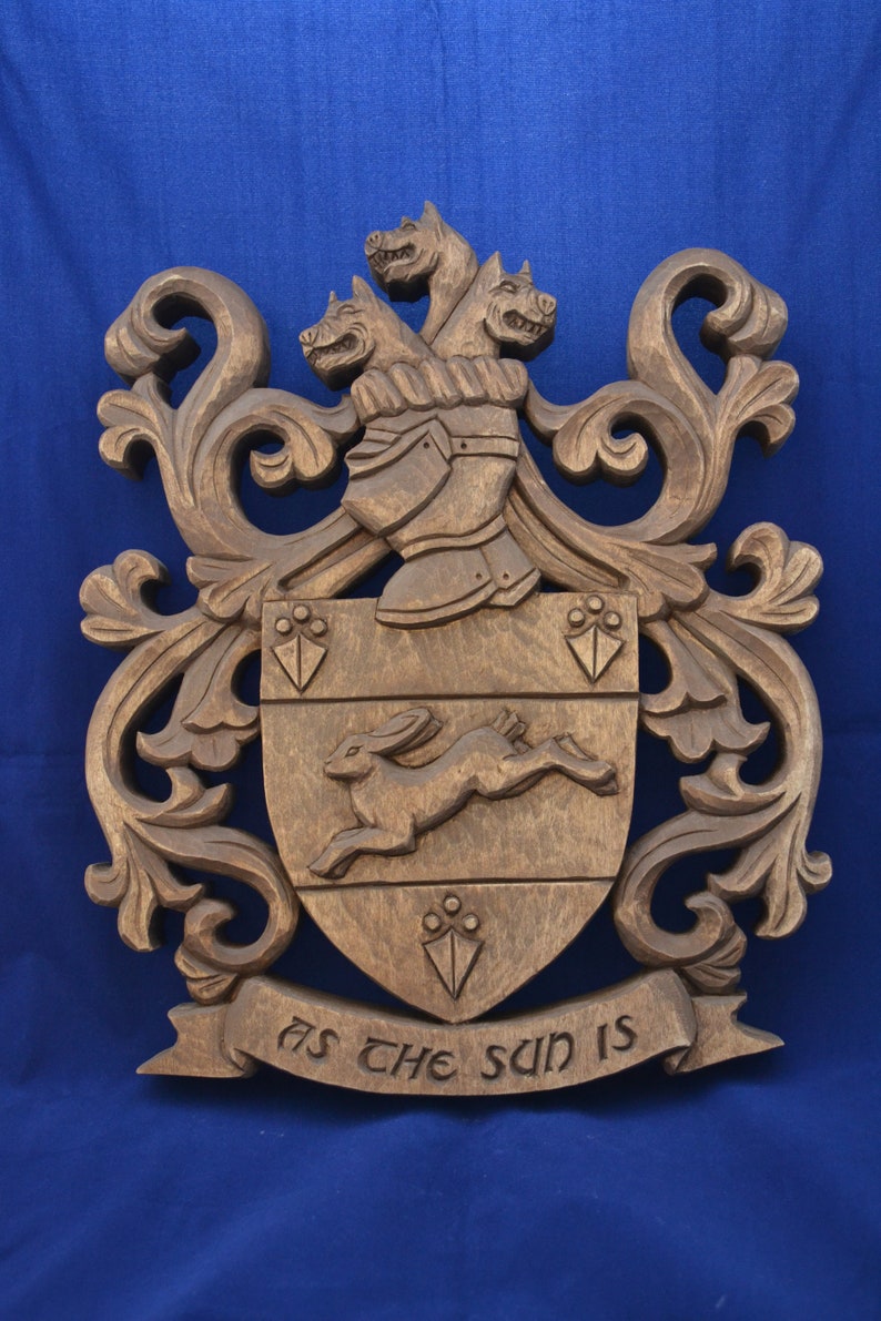 Custom Family Crest Coat of Arms Personalized Family Shield - Etsy