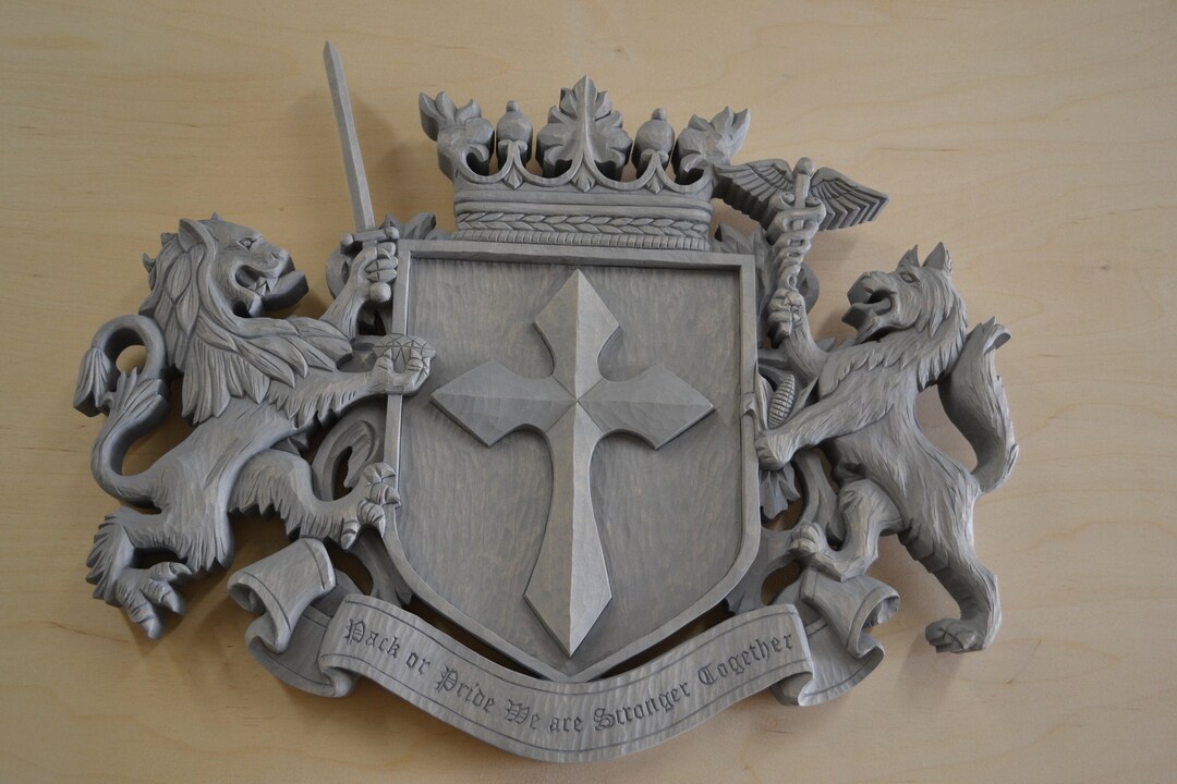 Customized Family Crest, Coat of Arms, Last Name Sign Family Sign ...