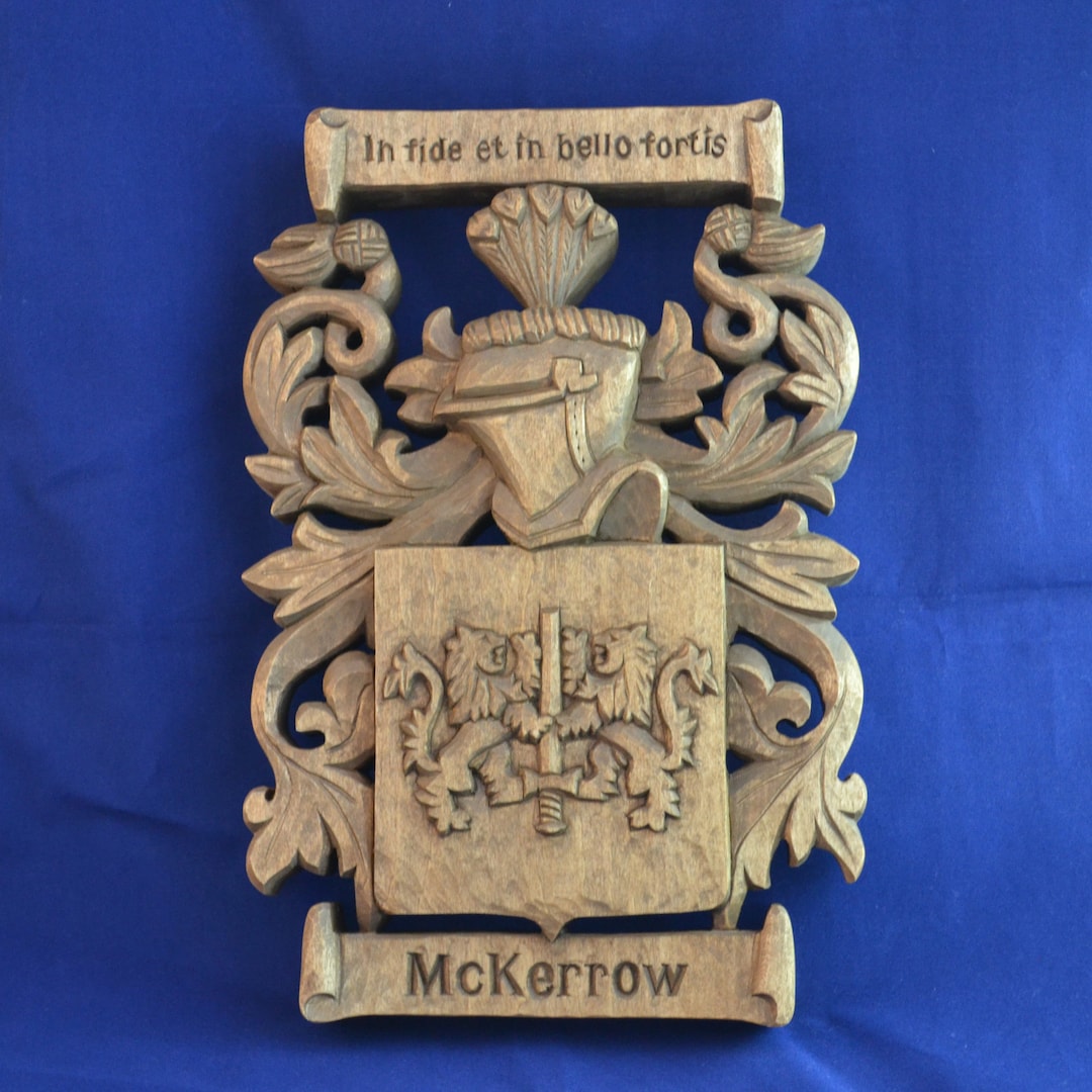 Custom Family Crest Coat of Arms Personalized Family Shield Last Name ...