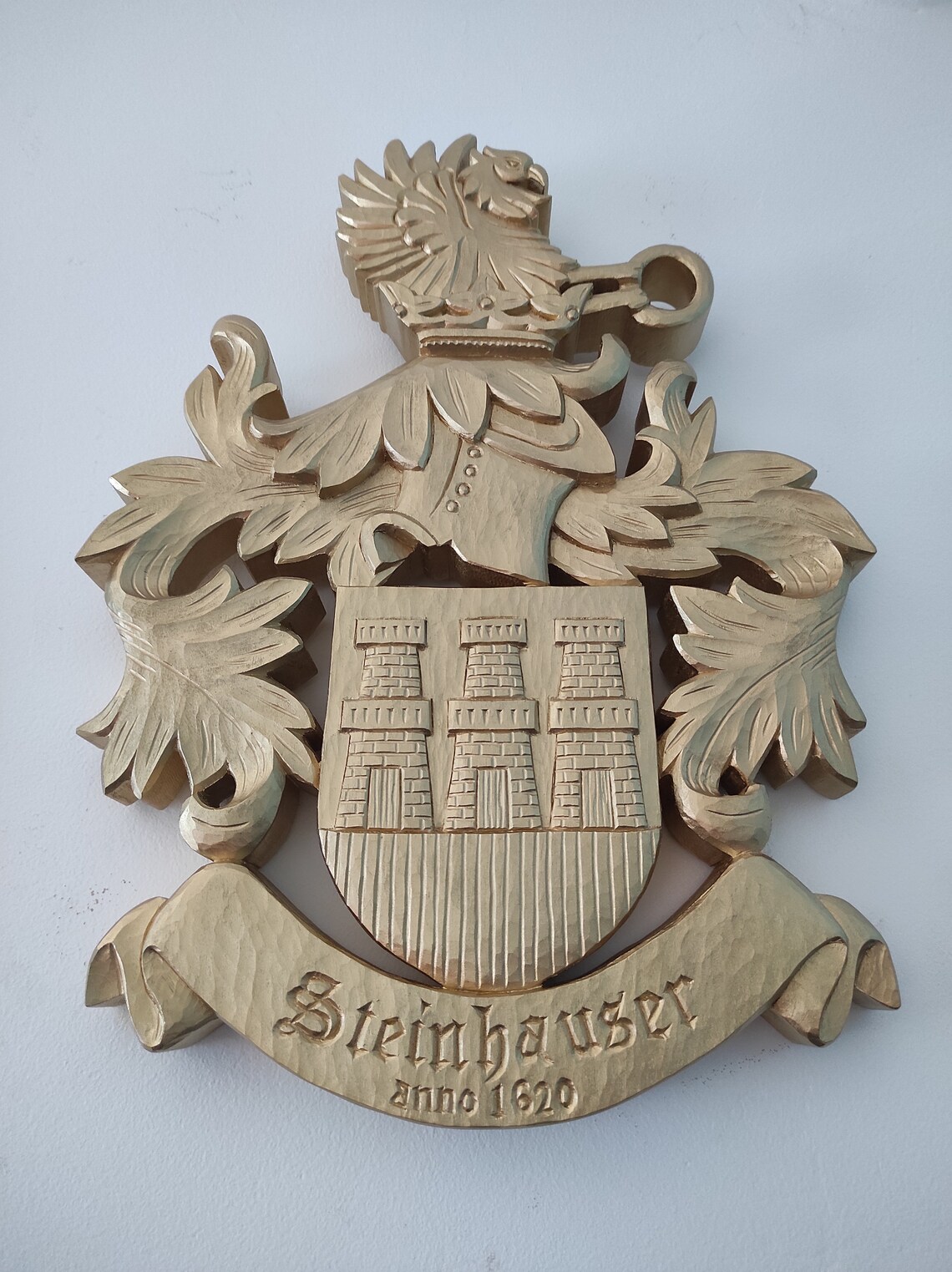 Custom Family Crest Coat of Arms Wooden Shield Plaque | Etsy