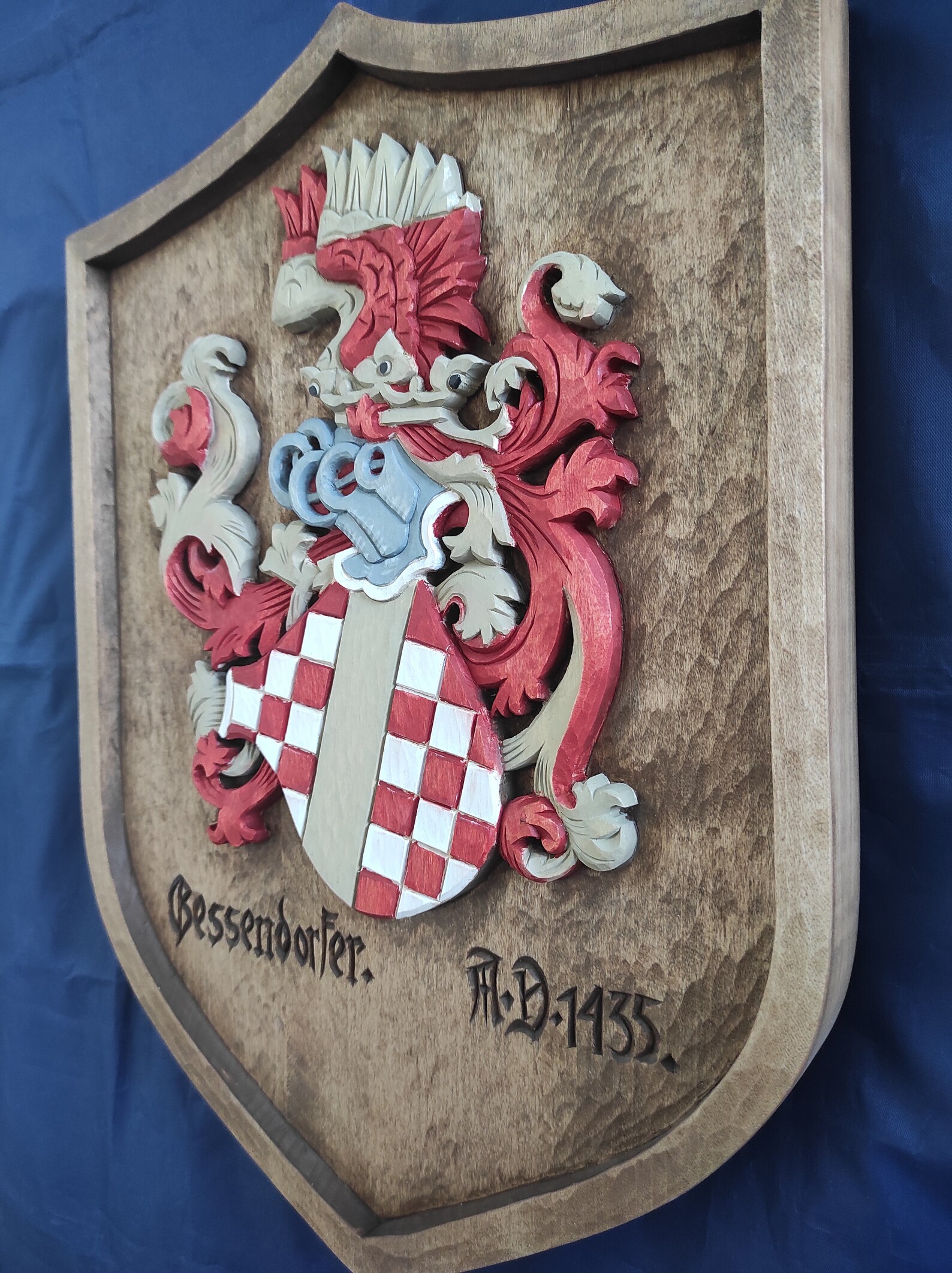 Custom Family Crest Coat of Arms Personalized Family Shield - Etsy