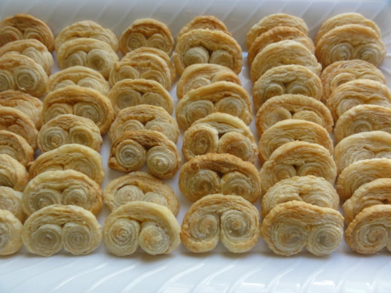 2 dozen /24 elephant ears sweet palmiers french cookies | Etsy