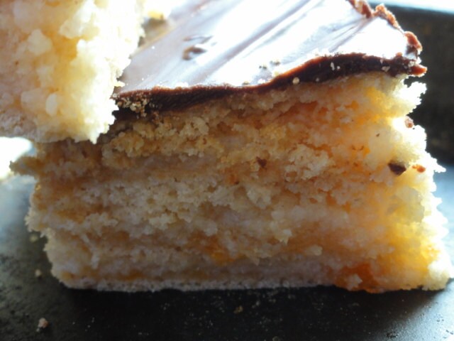 1lb Gerbeaud Slices, Zserbo Hungarian Cake , Honey With Chocolate on ...