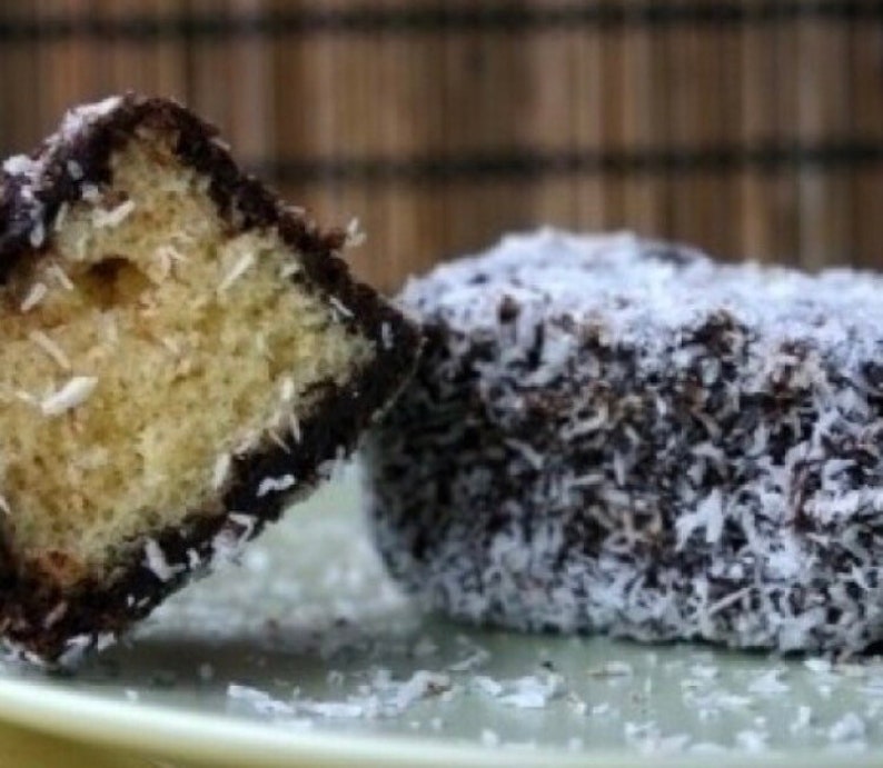 Lamingtons, Coconut Squares, Coconut Bars, Kokusz Kocka, Holabda - Etsy