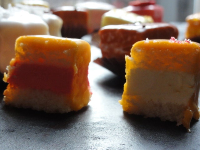 9 Pieces Petit Four Auth French Mini Cakes Auth French Petit - Etsy
