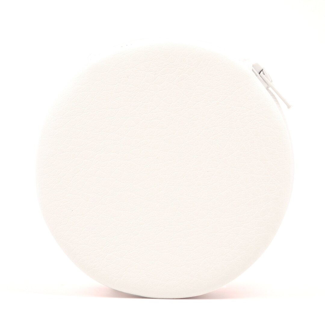 Pebble White Designer Round Zippered 7-day Travel Pill Case Box Nice ...
