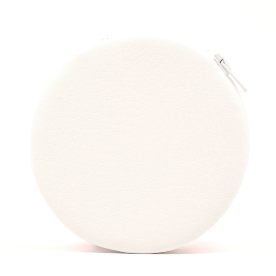 Pebble White Designer Round Zippered 7-day Travel Pill Case - Etsy