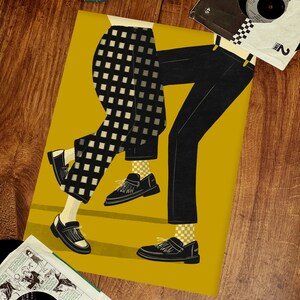 Ska A3 Illustration Print - Etsy