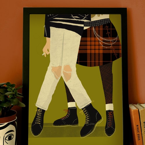 Ska A3 Illustration Print - Etsy UK