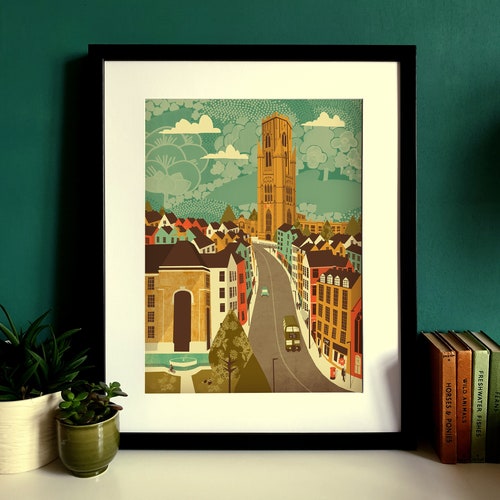 Bristol SS Great Britain Harbour Illustration Poster A3 - Etsy