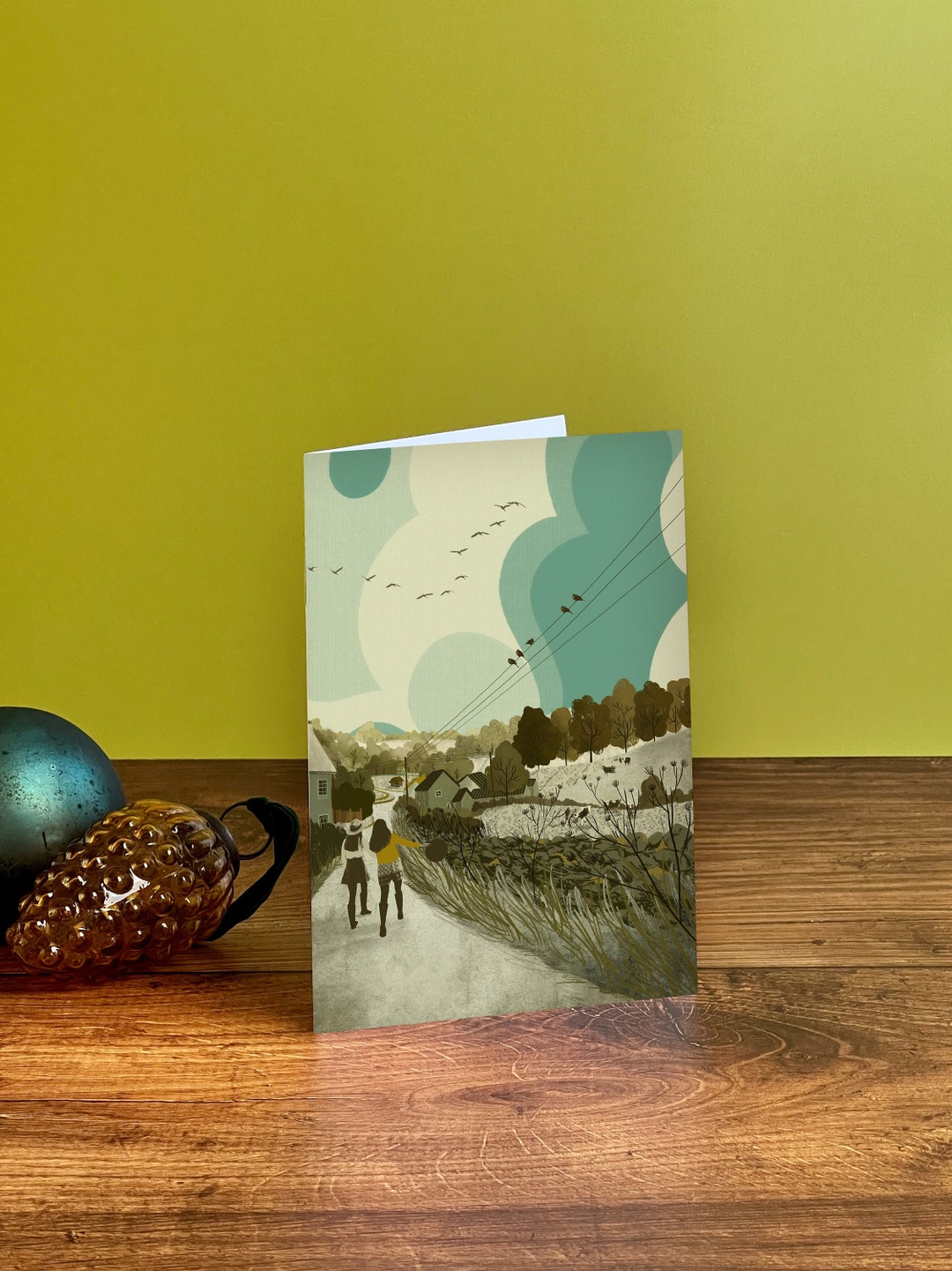 Winter Priddy Mendips Christmas Card - Etsy