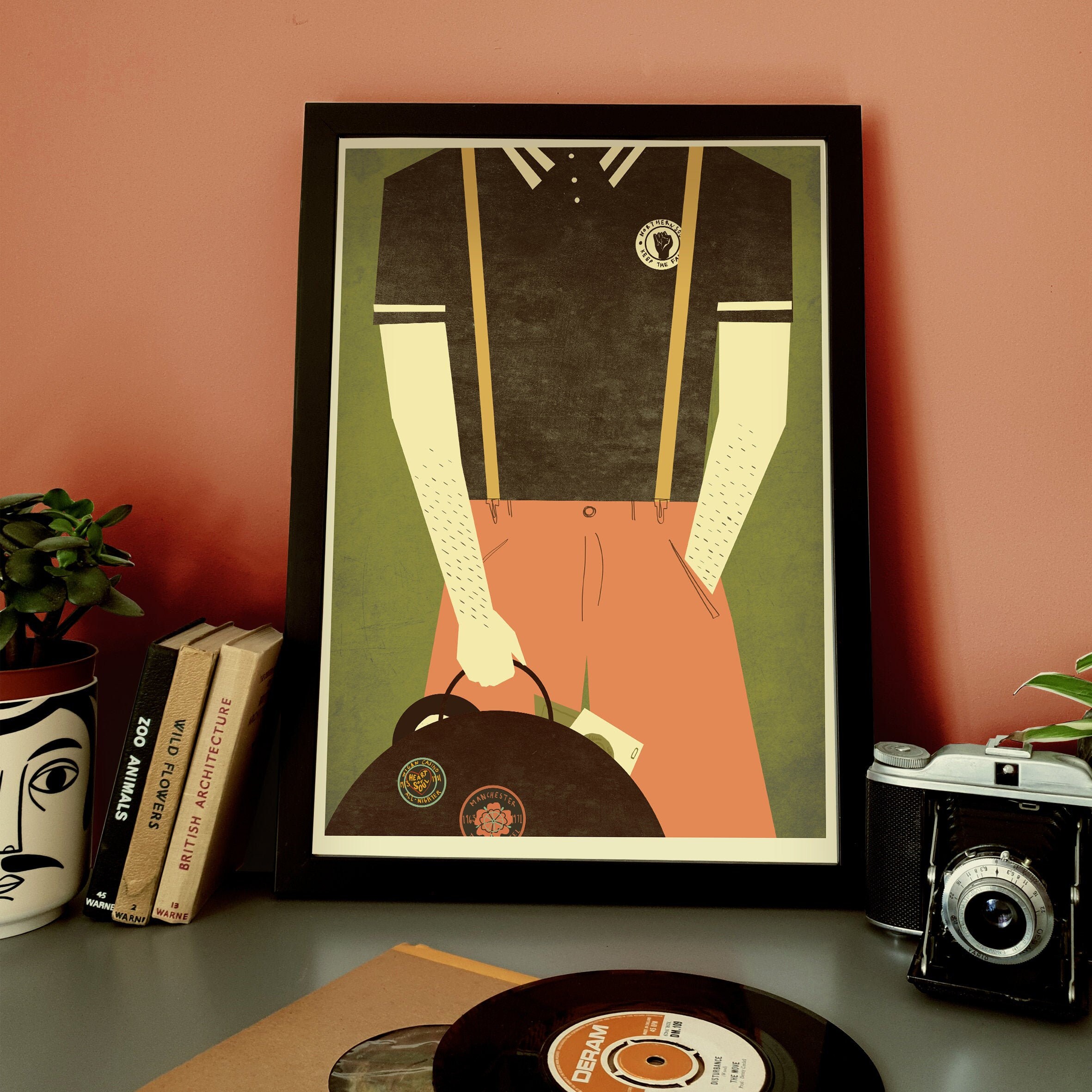 Northern Soul Boy Limited Edition Illustration Print A3 | Etsy