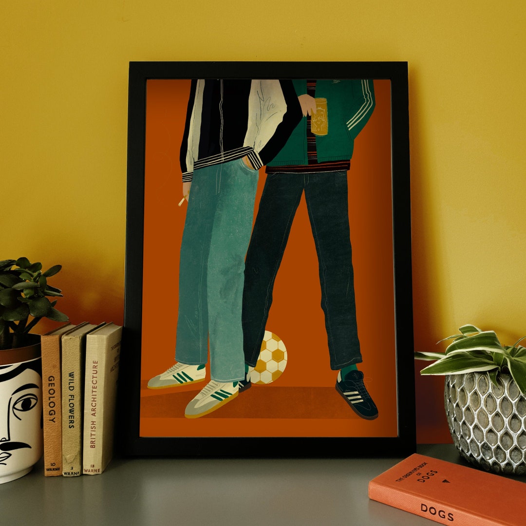 Britpop A3 Illustration Print - Etsy
