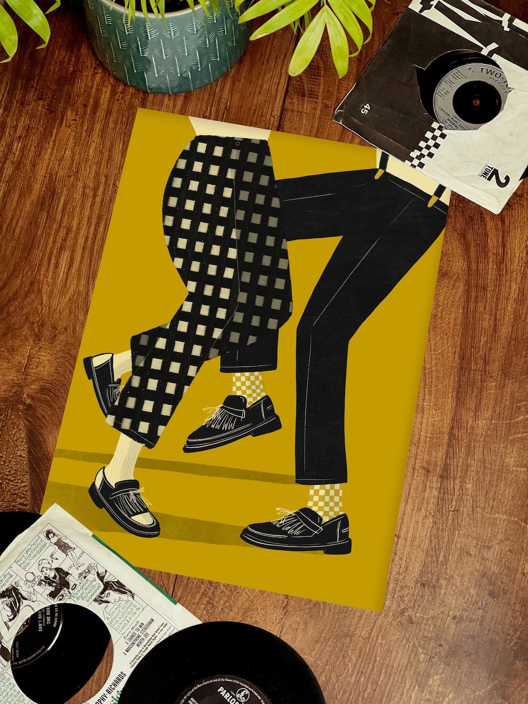 Ska A3 Illustration Print - Etsy