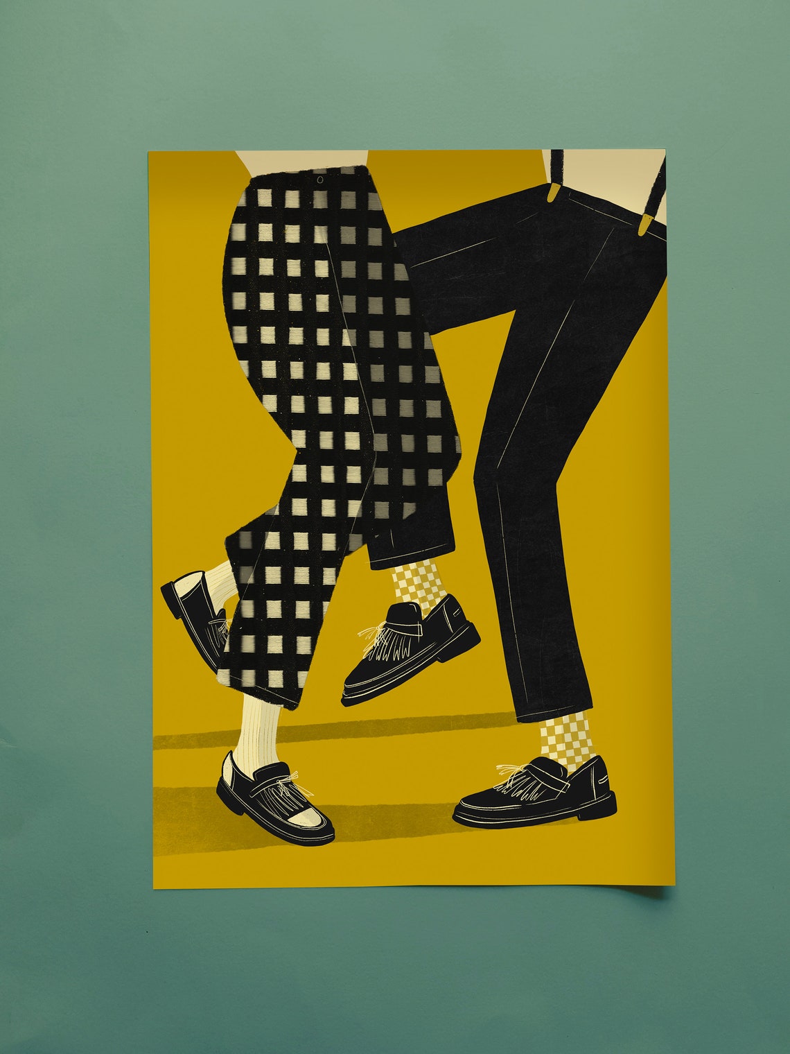 Ska A3 Illustration Print - Etsy UK