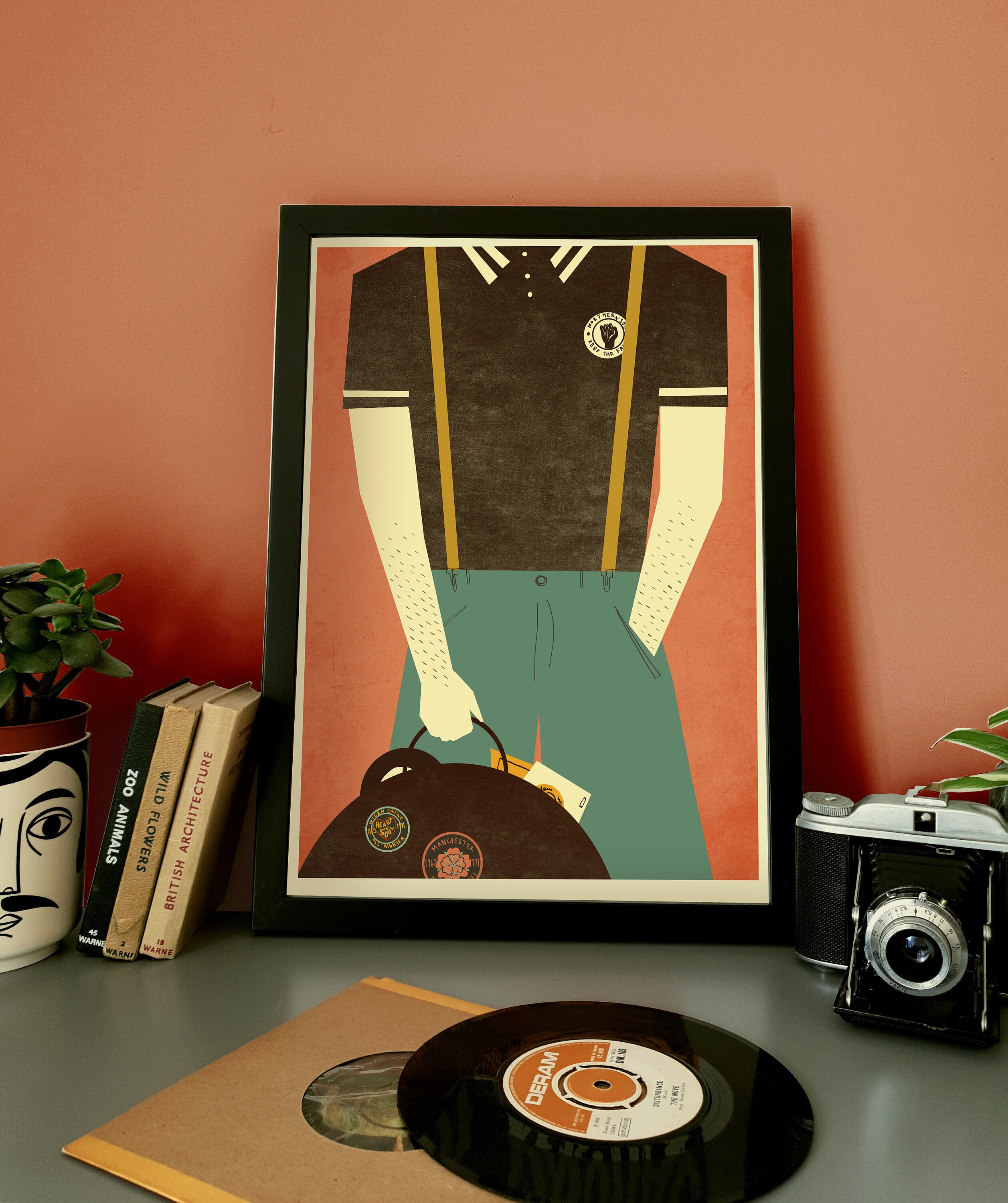 Northern Soul Boy Limited Edition Illustration Print A3 | Etsy