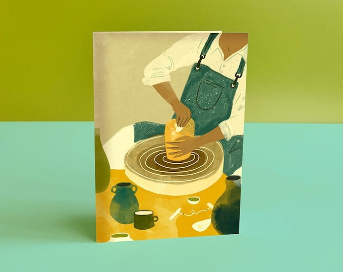 Pack of Two Greeting Cards With Beach Pottery - Etsy