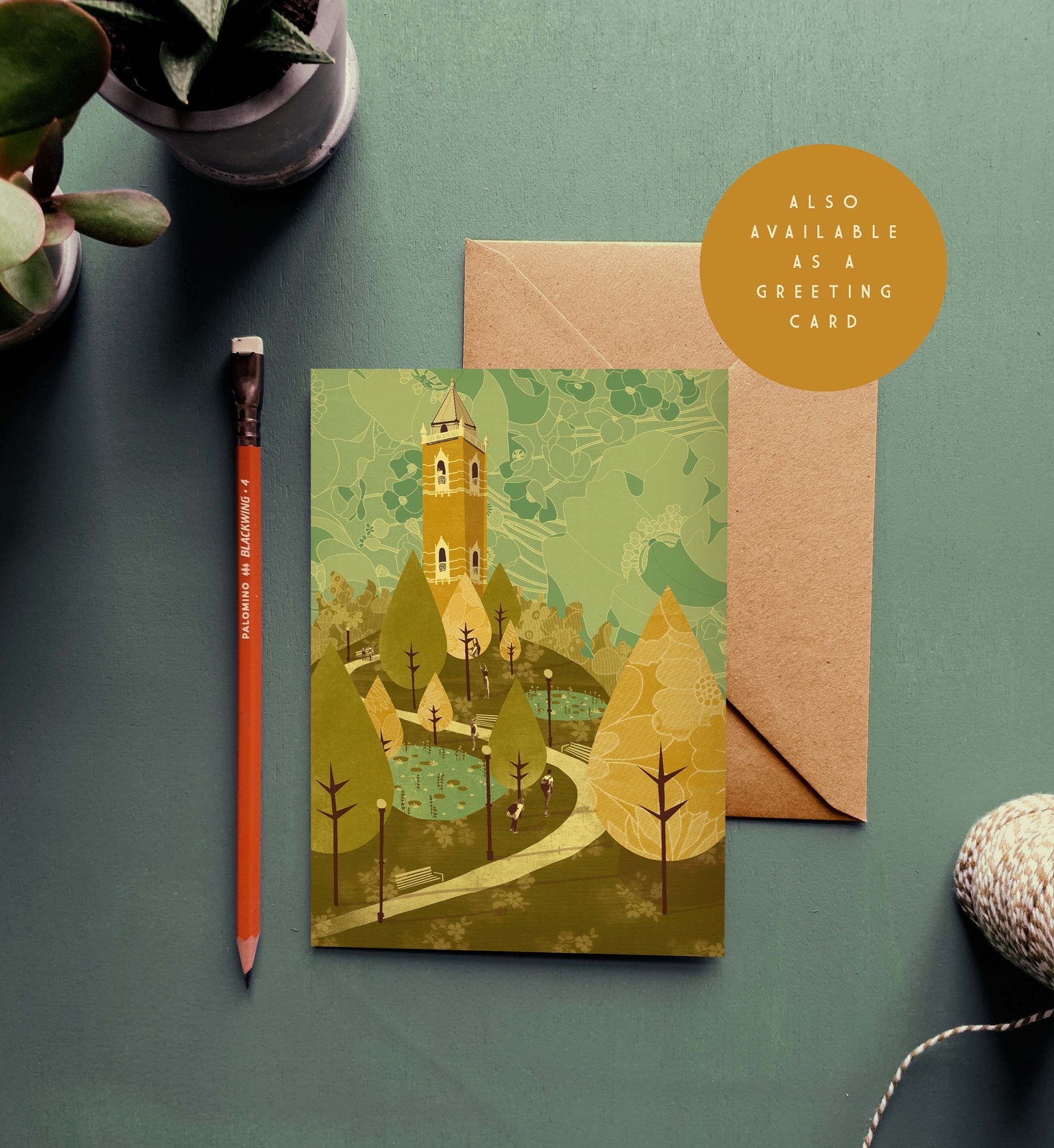 Bristol Cabot Tower Illustration Poster A3 - Etsy UK