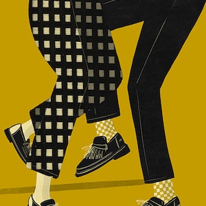 Ska A3 Illustration Print - Etsy UK