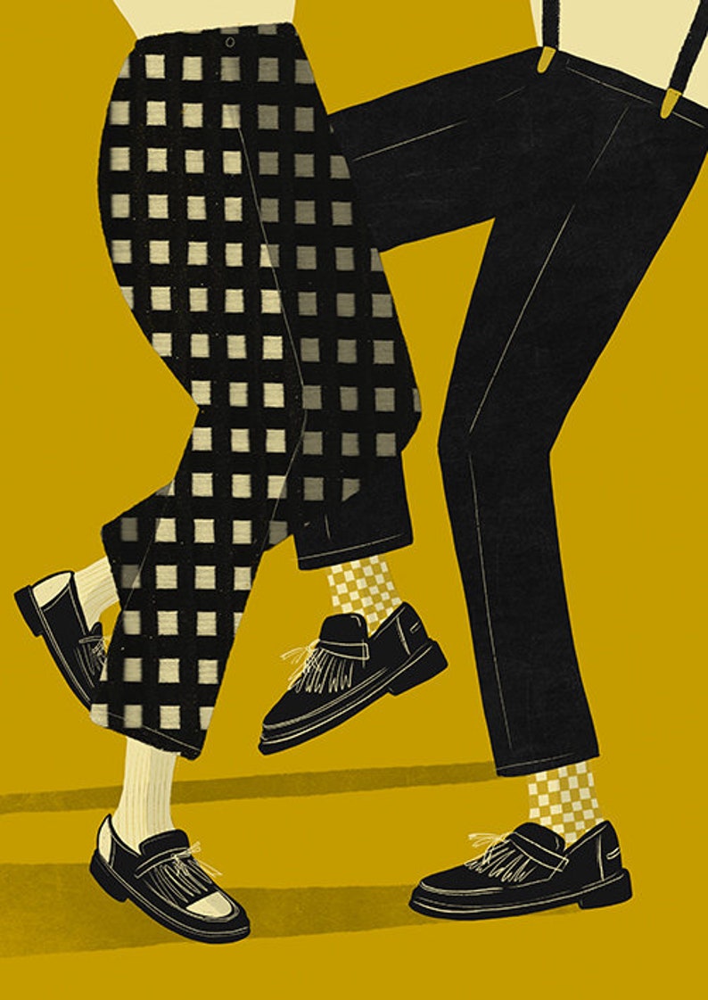 Ska A3 Illustration Print - Etsy UK