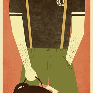 Northern Soul Boy Illustration Birthday Card - Etsy