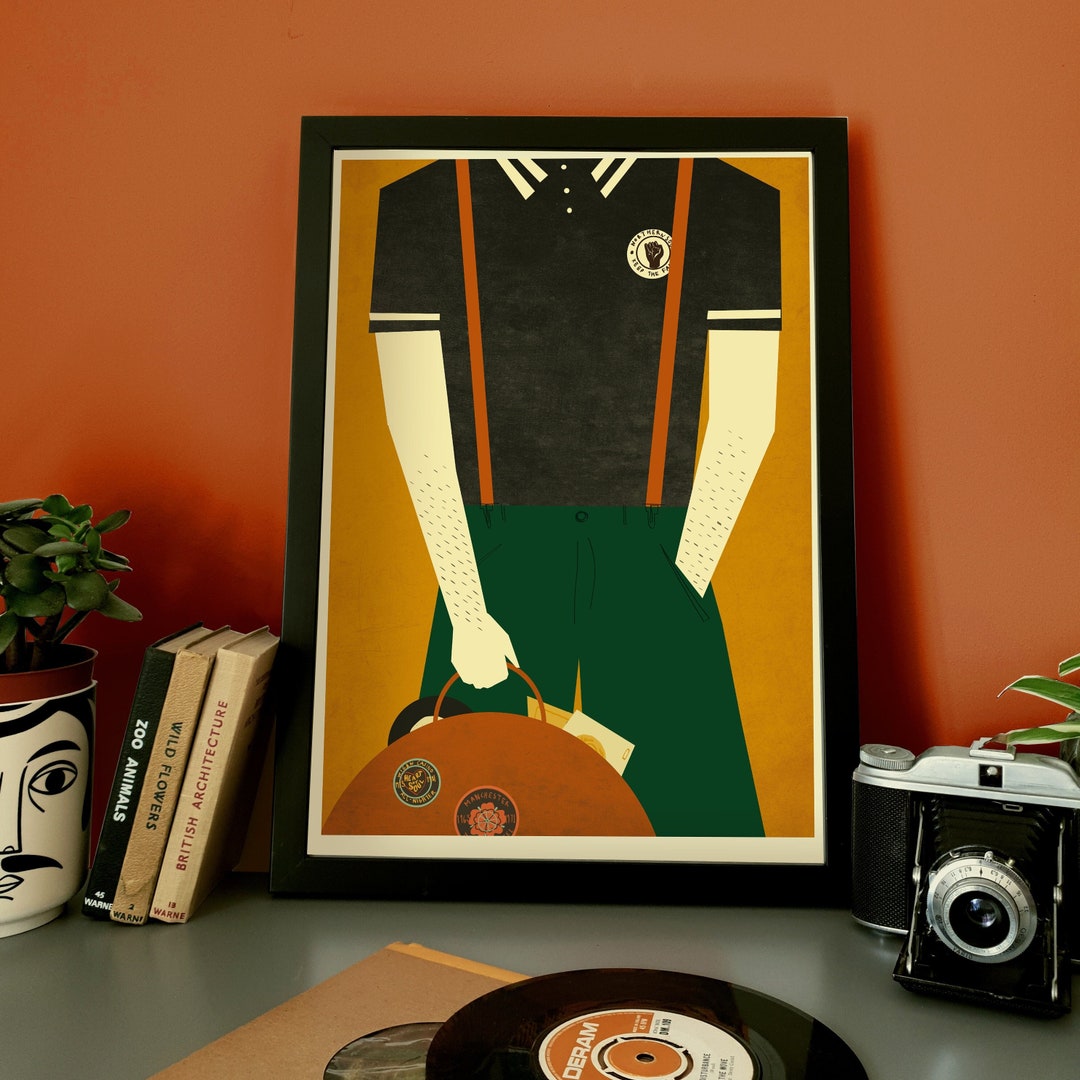Northern Soul Boy Limited Edition Illustration Print A3 - Etsy