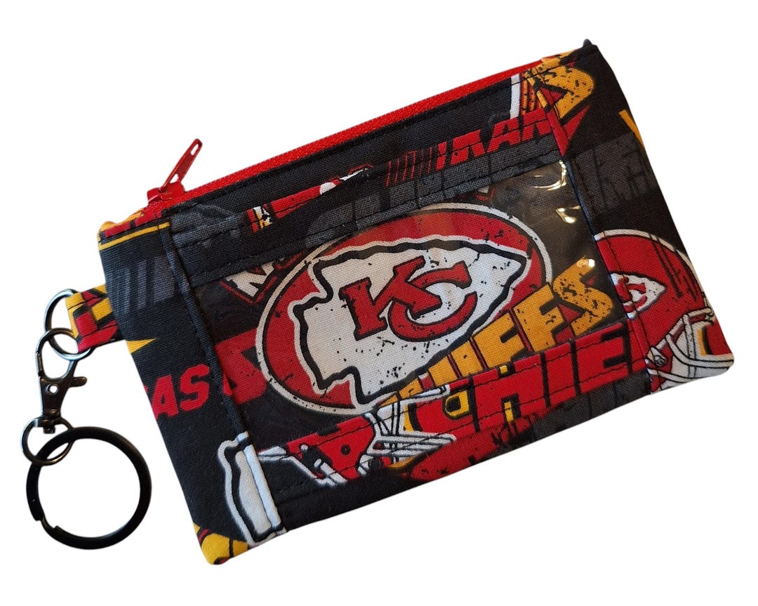 NFL Kansas City Chiefs Key Fob ID Pouch Lanyard - Etsy