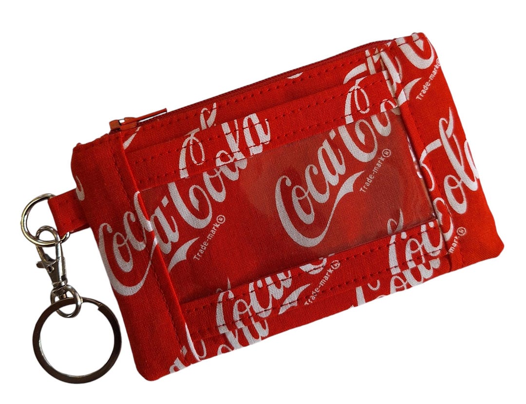 Cotton Fabric Coca-cola Key Fob ID Pouch - Etsy