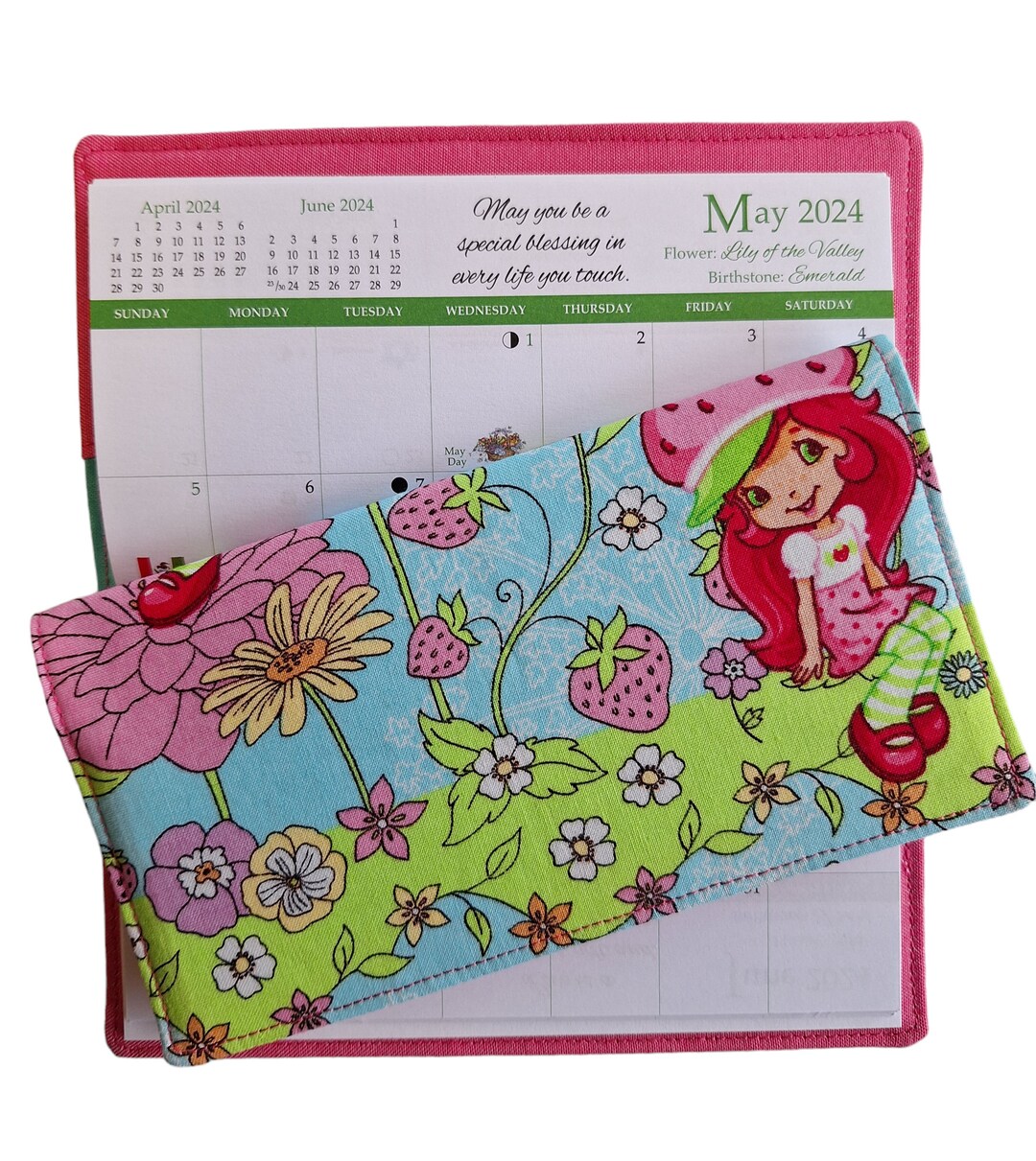 Cotton Fabric Strawberry Shortcake 2026-27 Pocket Calendar ...