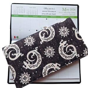 Cotton Fabric 2024-25 Pocket Calendar - Etsy