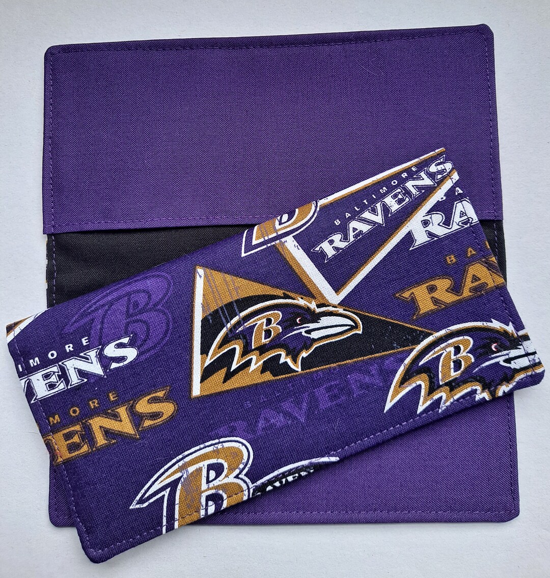 NFL Cotton Fabric Checkbook Cover - Etsy