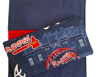 Quilted Fabric Checkbook Cover Ohio State Buckeyes Fabric OSU Checkbook ...