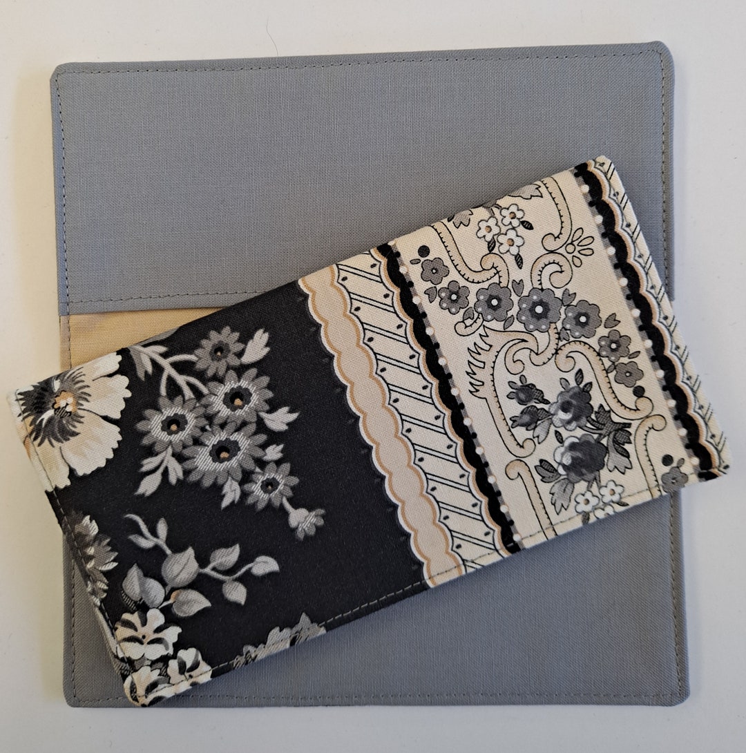 Cotton Fabric Checkbook Cover - Etsy
