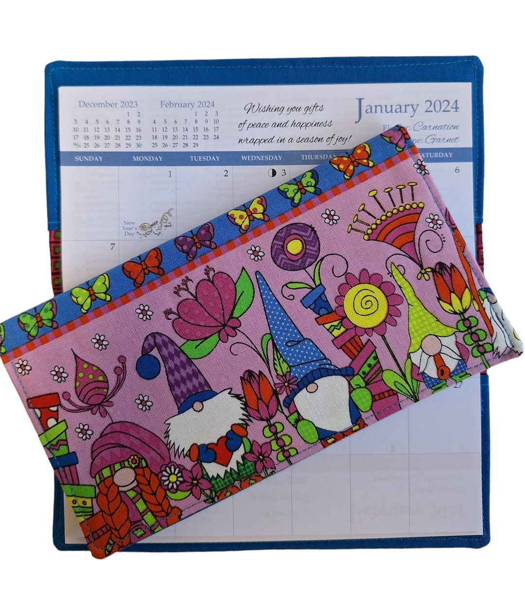 Cotton Fabric Gnomes 2025-26 Pocket Calendar - Etsy