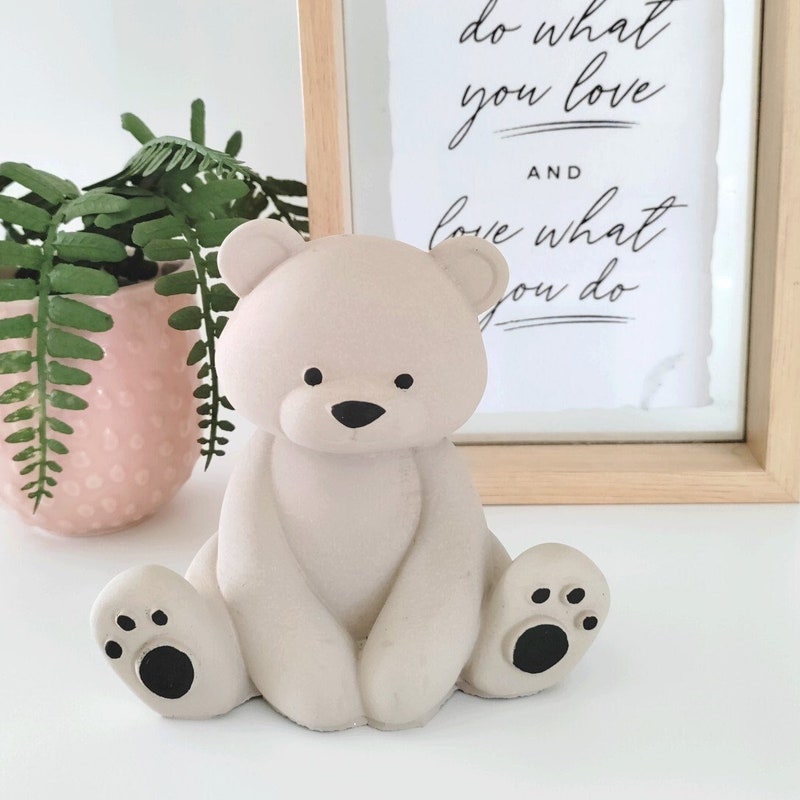 Concrete Bear Statue - Etsy