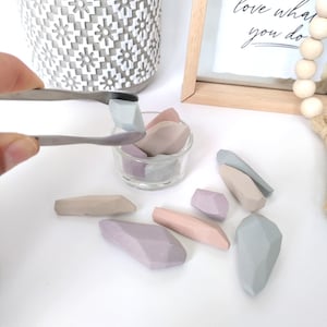 Set of Diffuser Stones- Aroma Stones - Concrete - Rocks - Gems - Cement ...