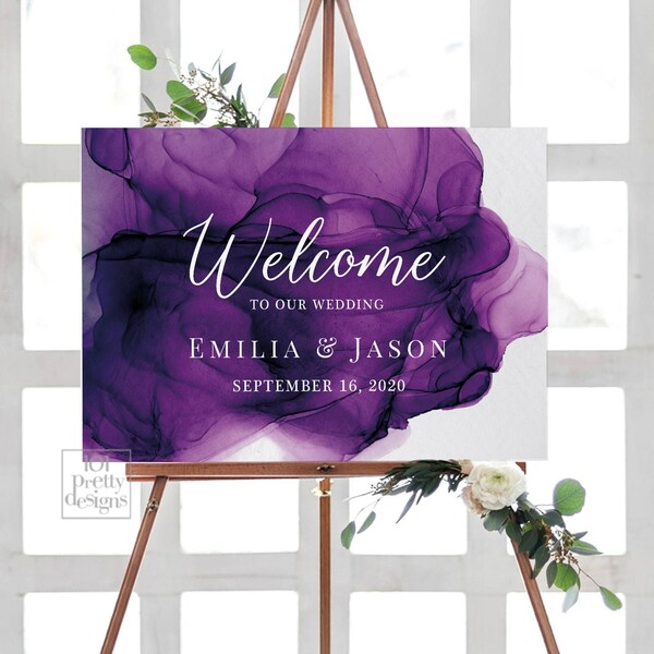 Purple Wedding Decor - Etsy