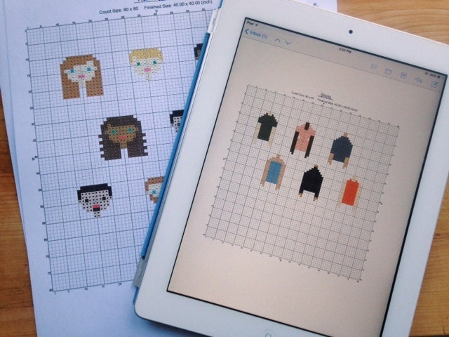 Family Cross Stitch PATTERN Build Your Own Packet/book DIY - Etsy